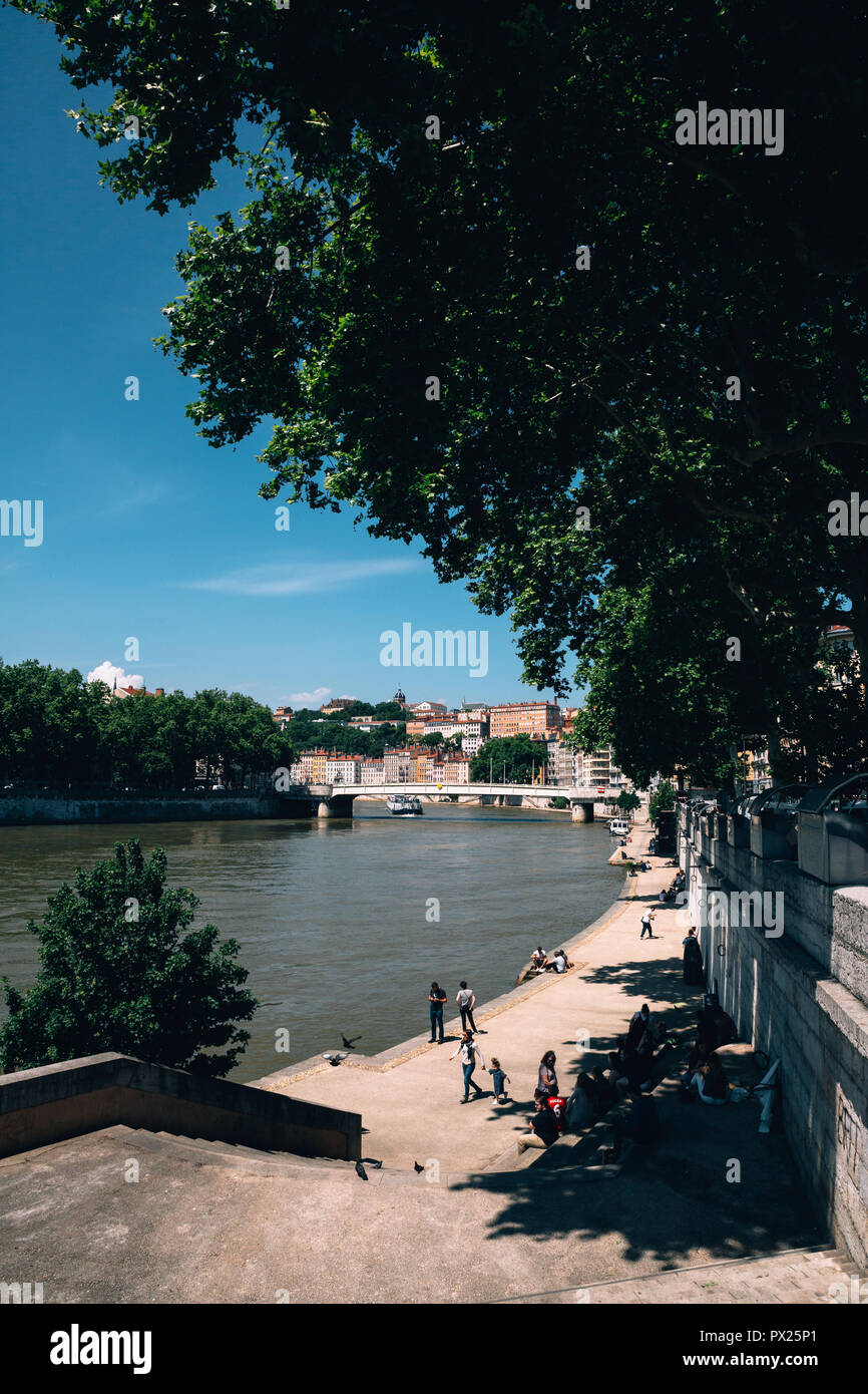 Saone river lyon hi-res stock photography and images - Alamy
