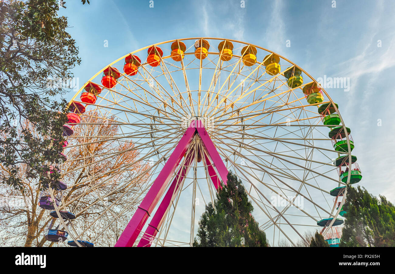 Inside The Ferris Wheel Stock Photos & Inside The Ferris Wheel Stock ...