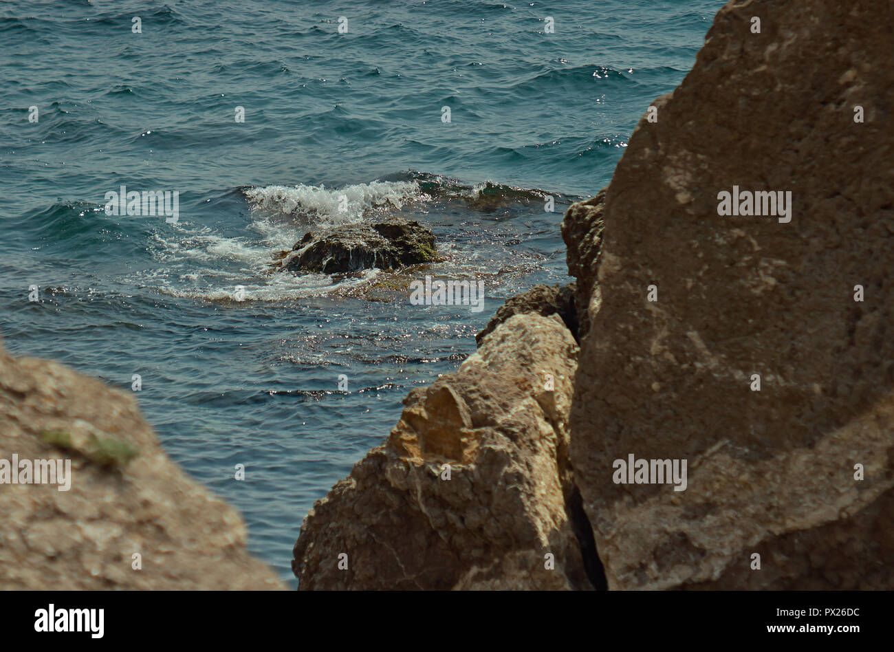 the sea. rocks. summer Stock Photo - Alamy