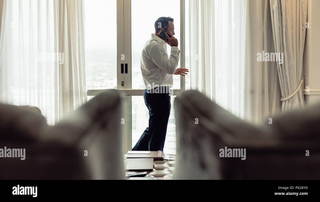 Inside man cellphone walking hi-res stock photography and images - Alamy