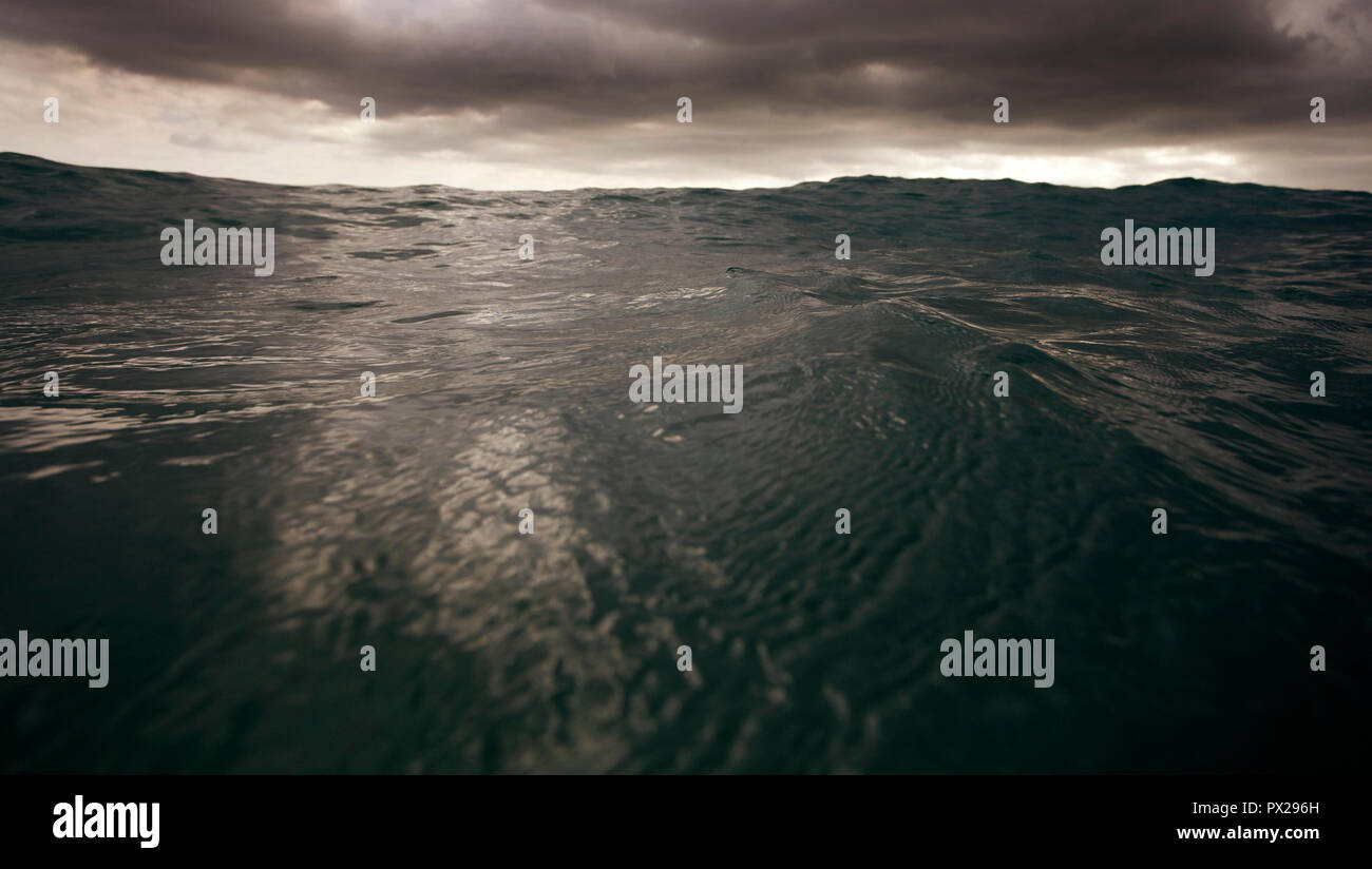Ocean scene with water in various stages of motion Stock Photo - Alamy