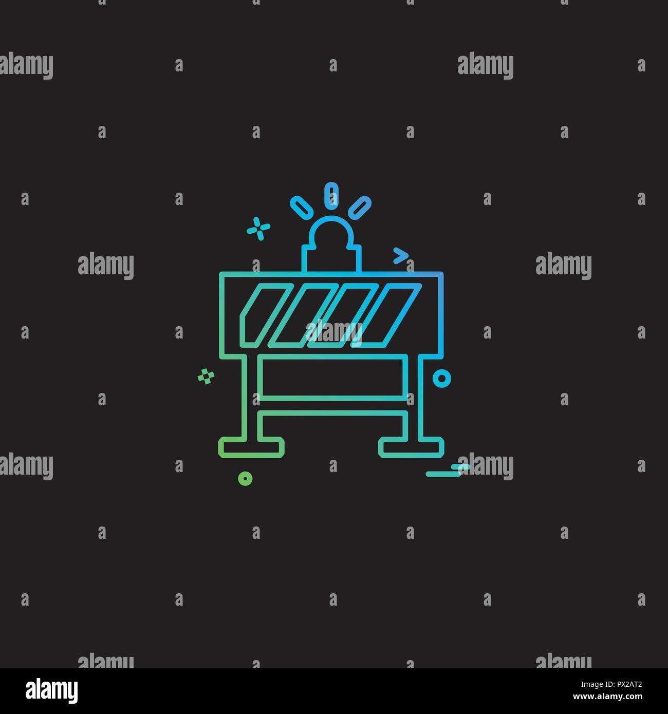 Vehicle blocker Stock Vector Images - Alamy