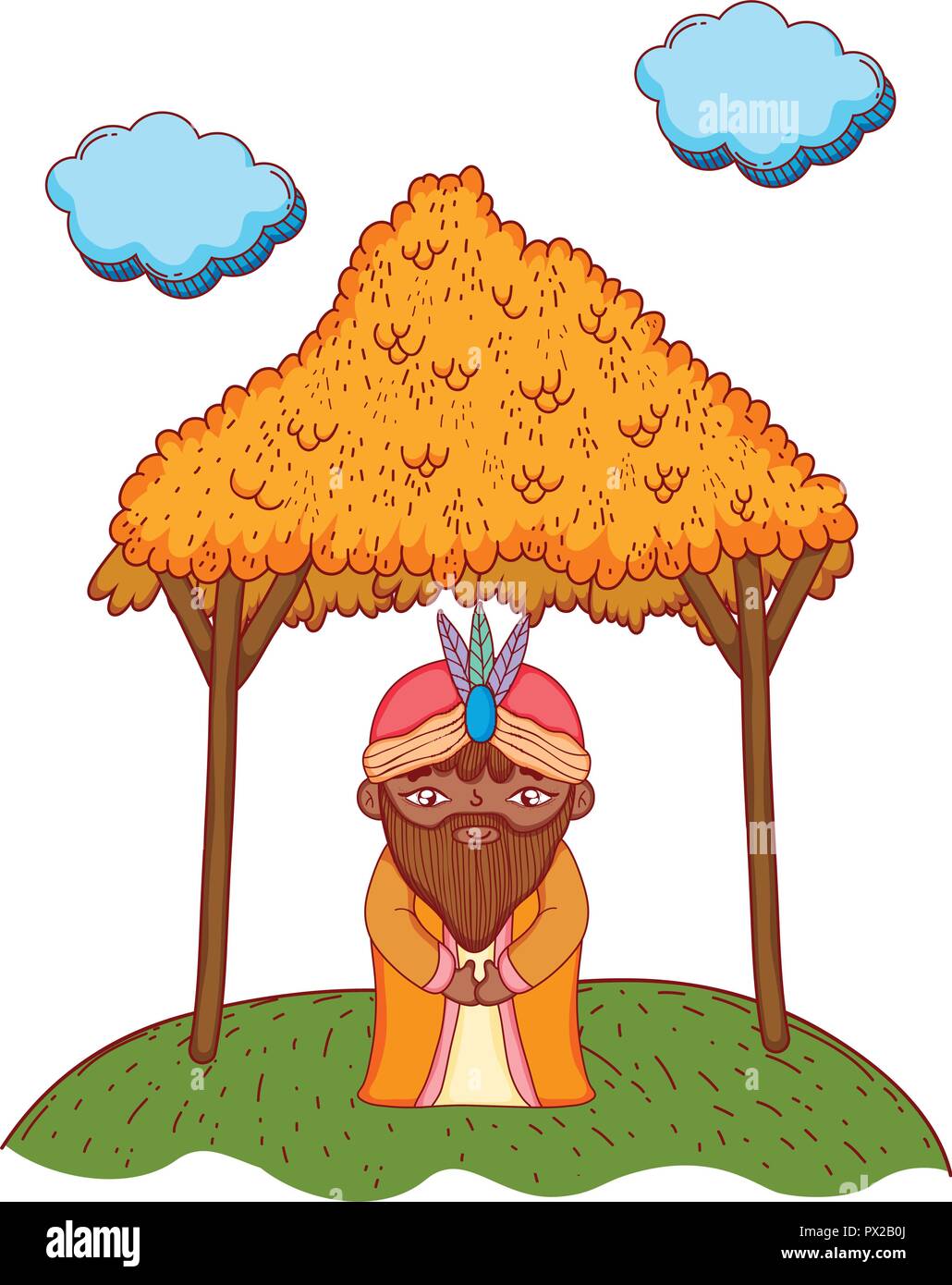 wise man king cartoon Stock Vector Image & Art - Alamy