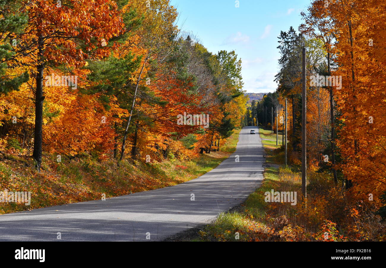Fall scenery in northern Ontario Canada Stock Photo - Alamy