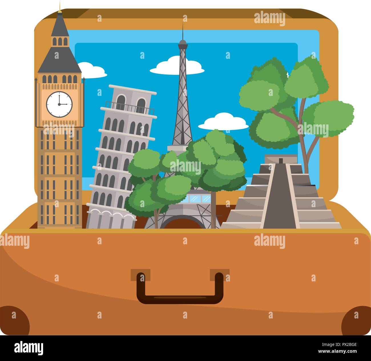 travel luggage cartoon Stock Vector Image & Art - Alamy