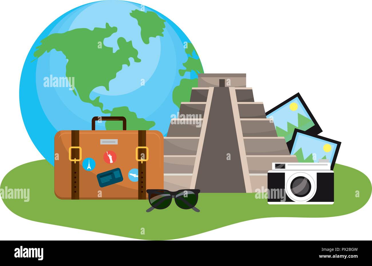 world landmarks icon Stock Vector Image & Art - Alamy