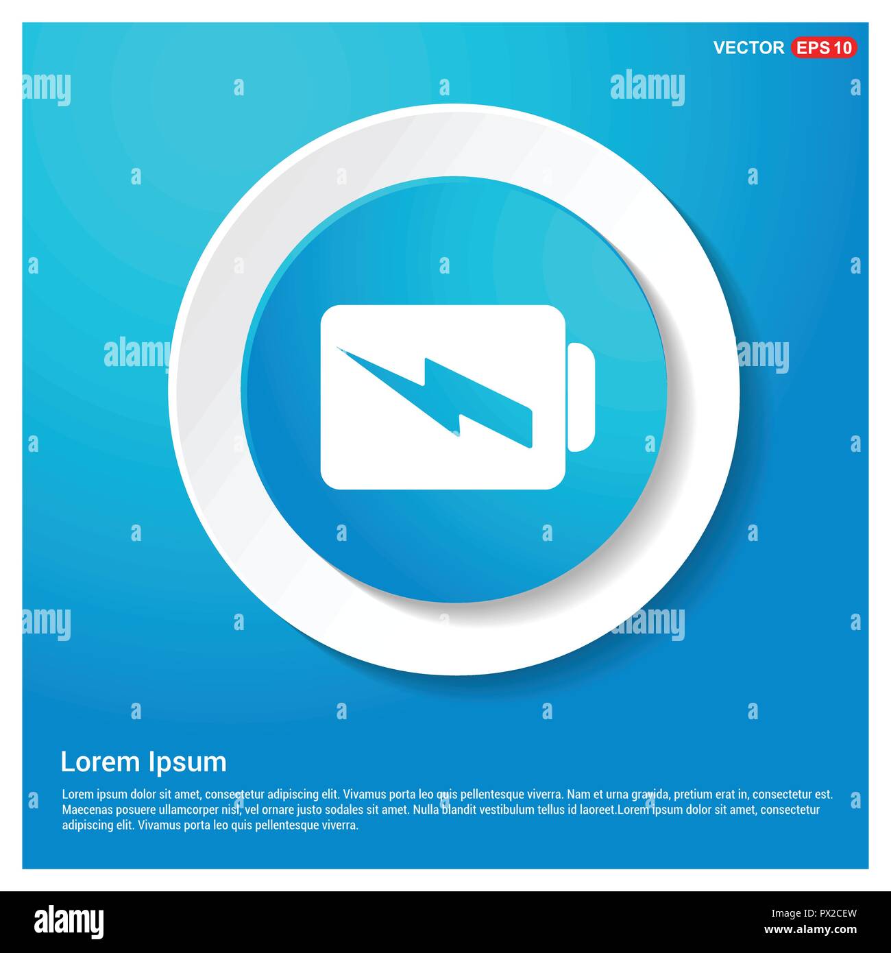 Charging battery icon Stock Vector Image & Art - Alamy