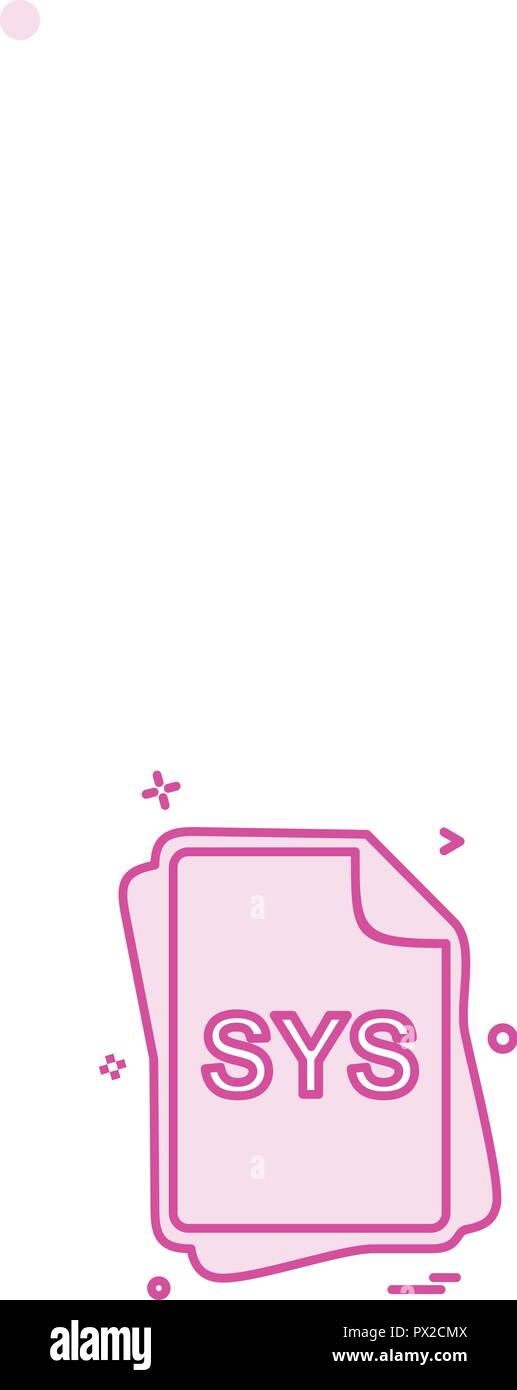 SYS file type icon design vector Stock Vector Image & Art - Alamy SYS file type icon design vector Stock Vector Image & Art - Alamy