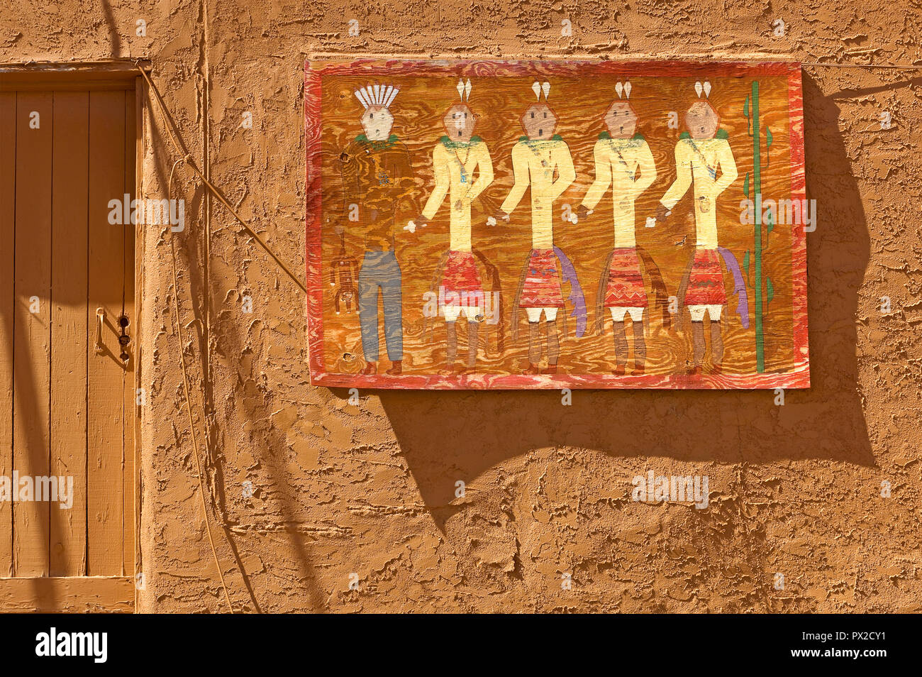 Native American sign, New Mexico, USA Stock Photo - Alamy