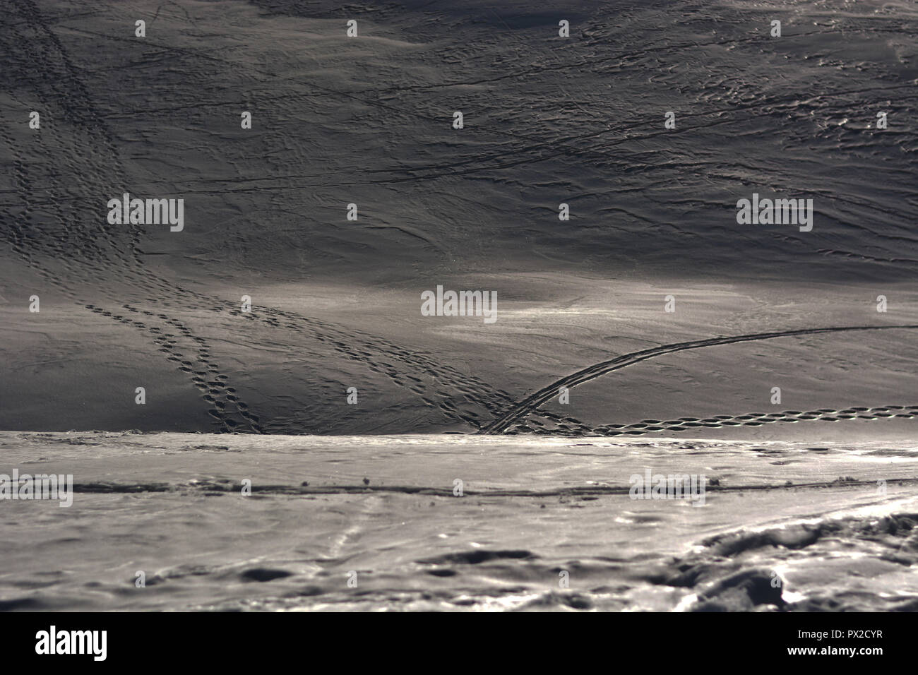 the sun sets at over 4000 meters of height Stock Photo - Alamy