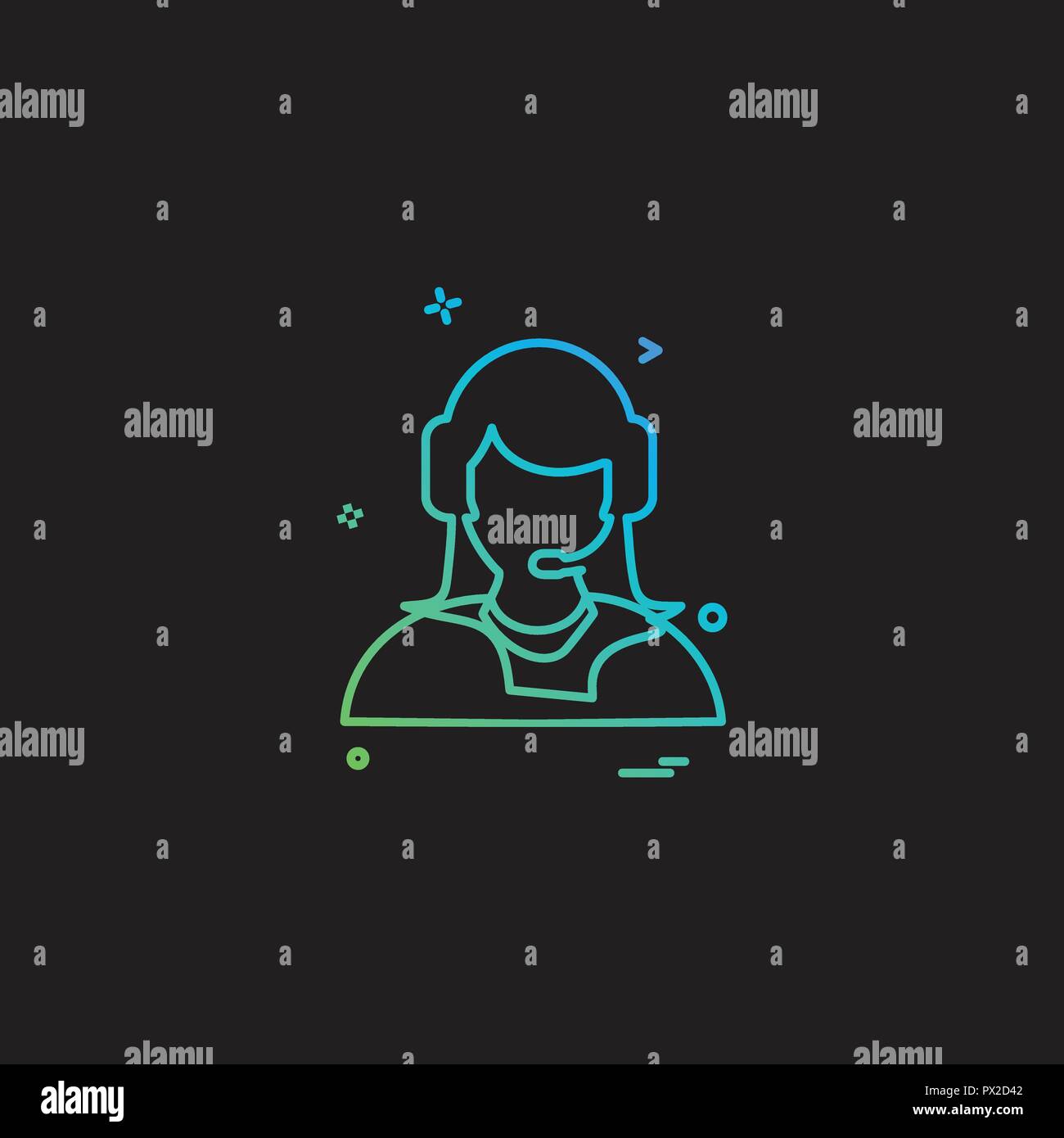 Employee icon design vector Stock Vector Image & Art - Alamy