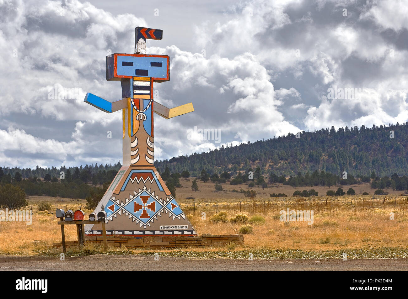 Native American sign, Arizona, USA Stock Photo - Alamy