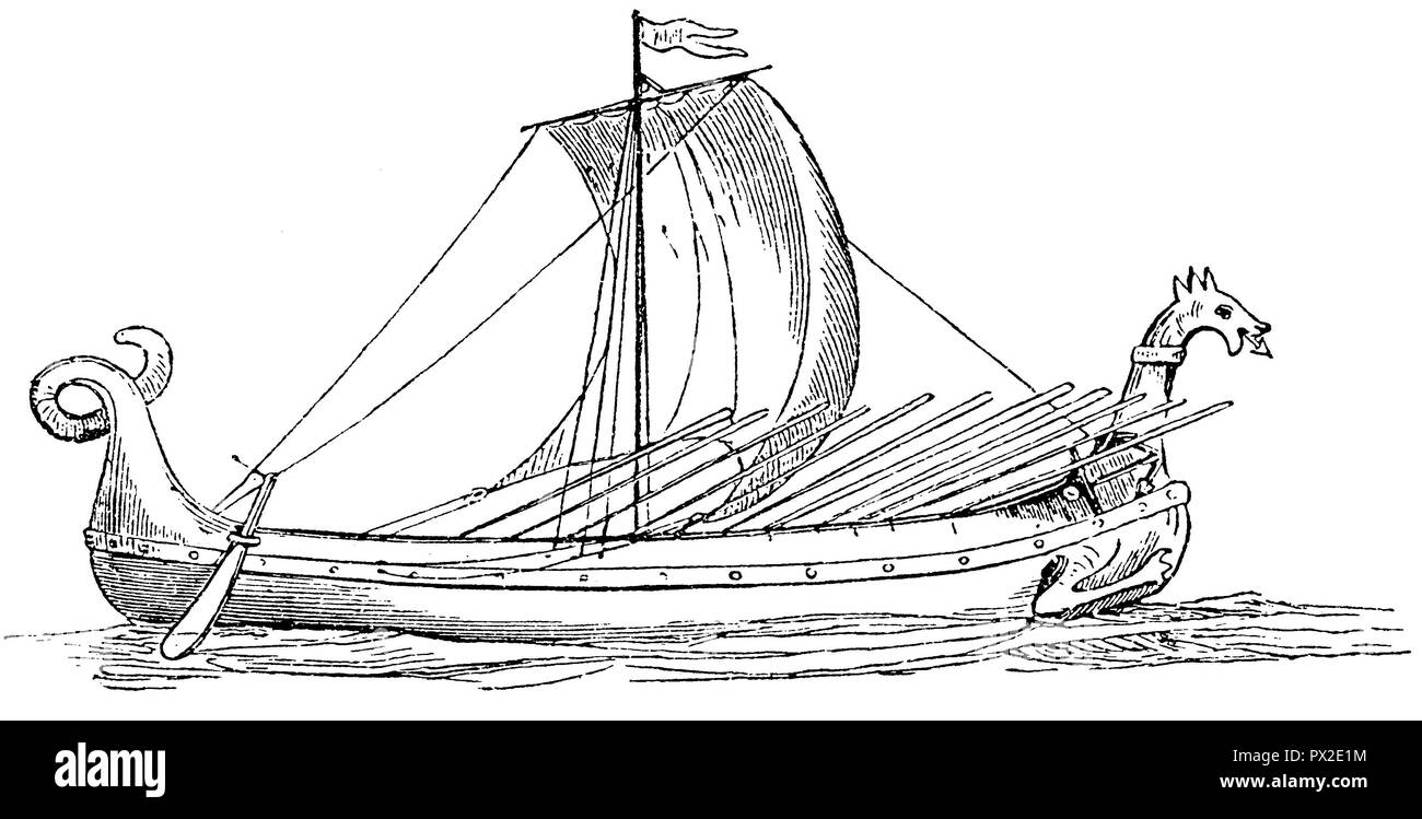 Ship and oars Black and White Stock Photos & Images - Alamy