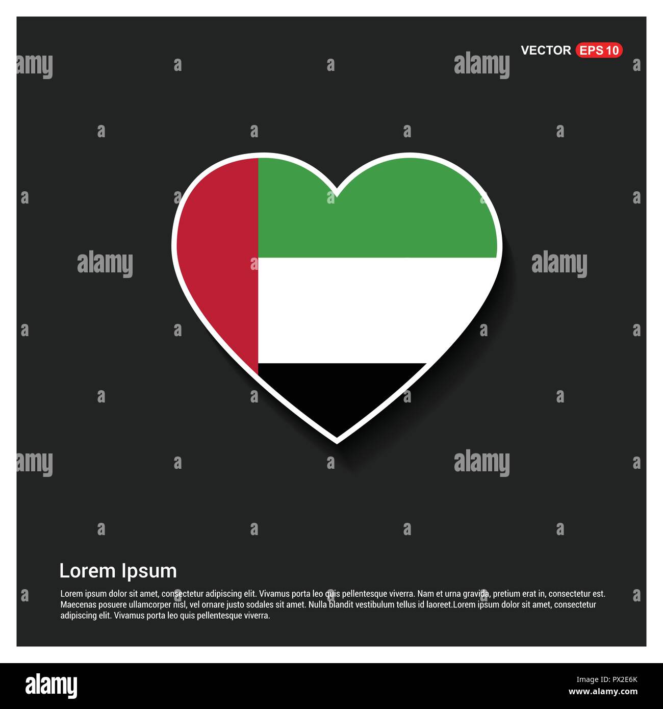 Uae Flag Cut Out Stock Images & Pictures - Alamy