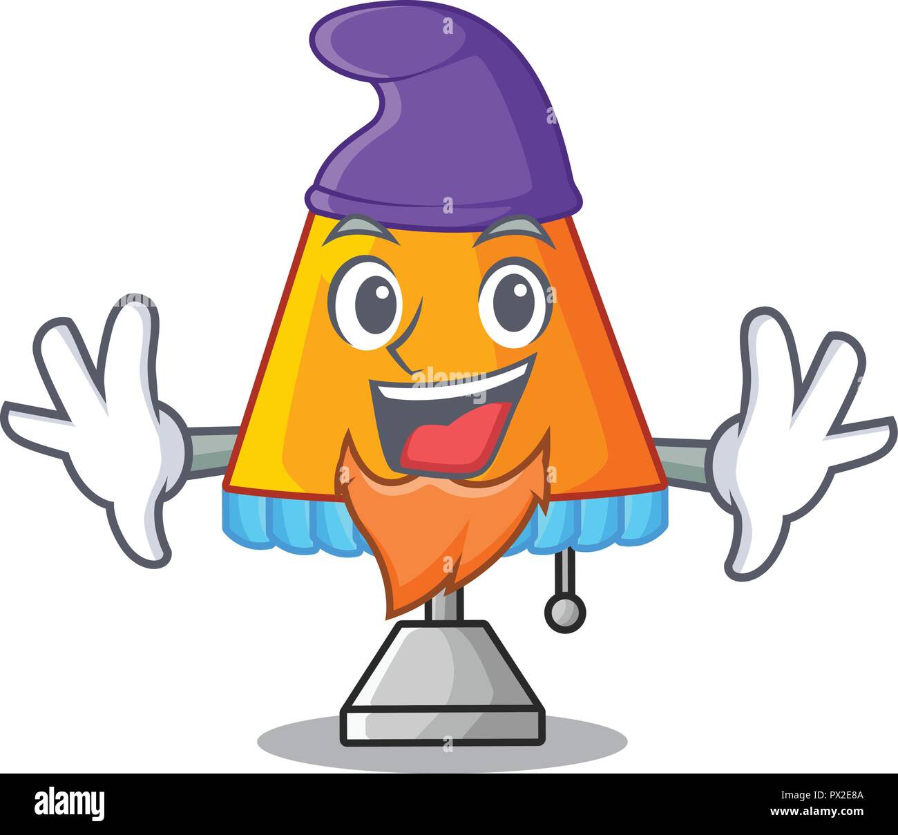 Elf character table office lamp in indoor Stock Vector Image & Art - Alamy