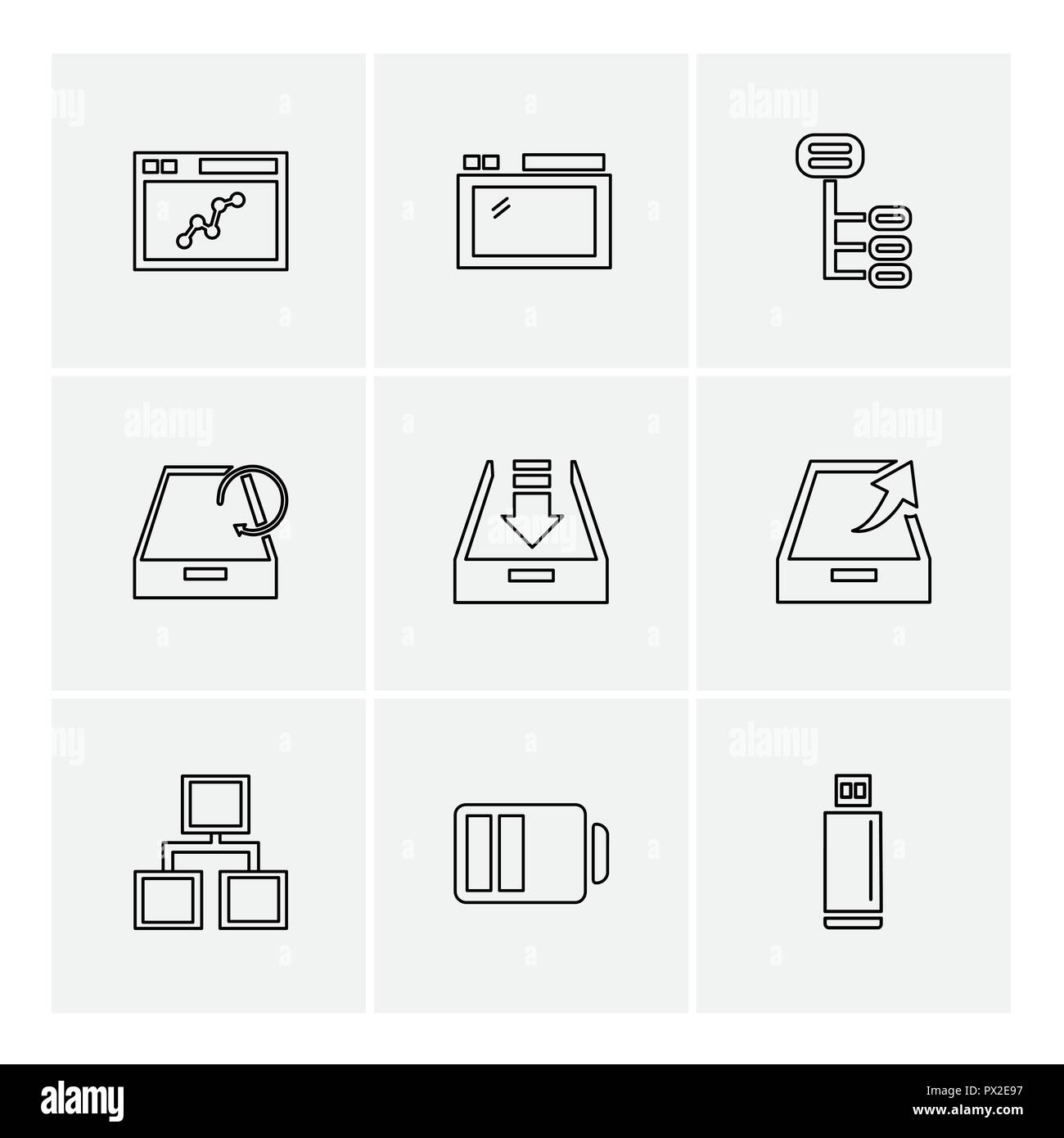 battery , wifi , network , infrared , signals , web , user interface ...