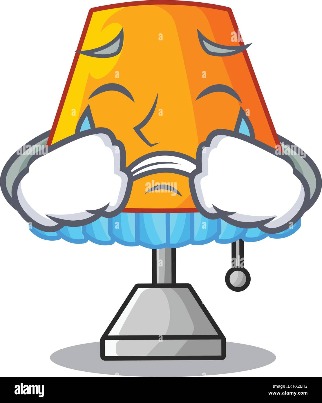 Crying at desk Stock Vector Images - Alamy