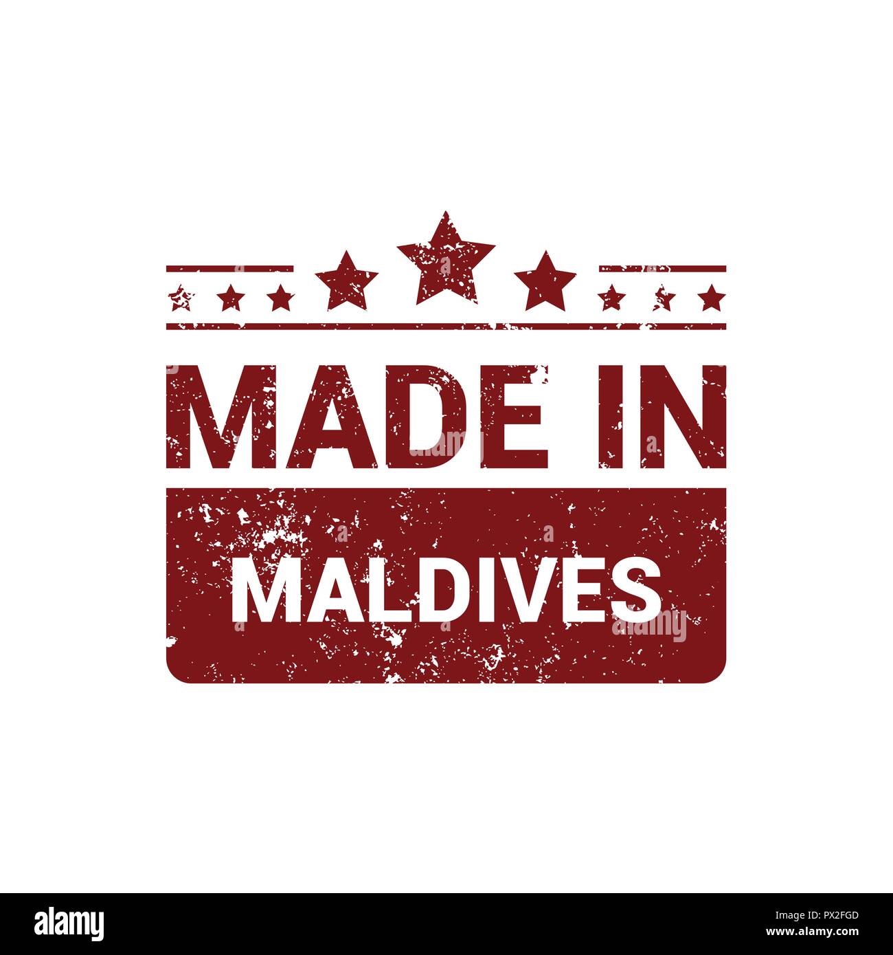 Maldives stamp Stock Vector Images - Alamy