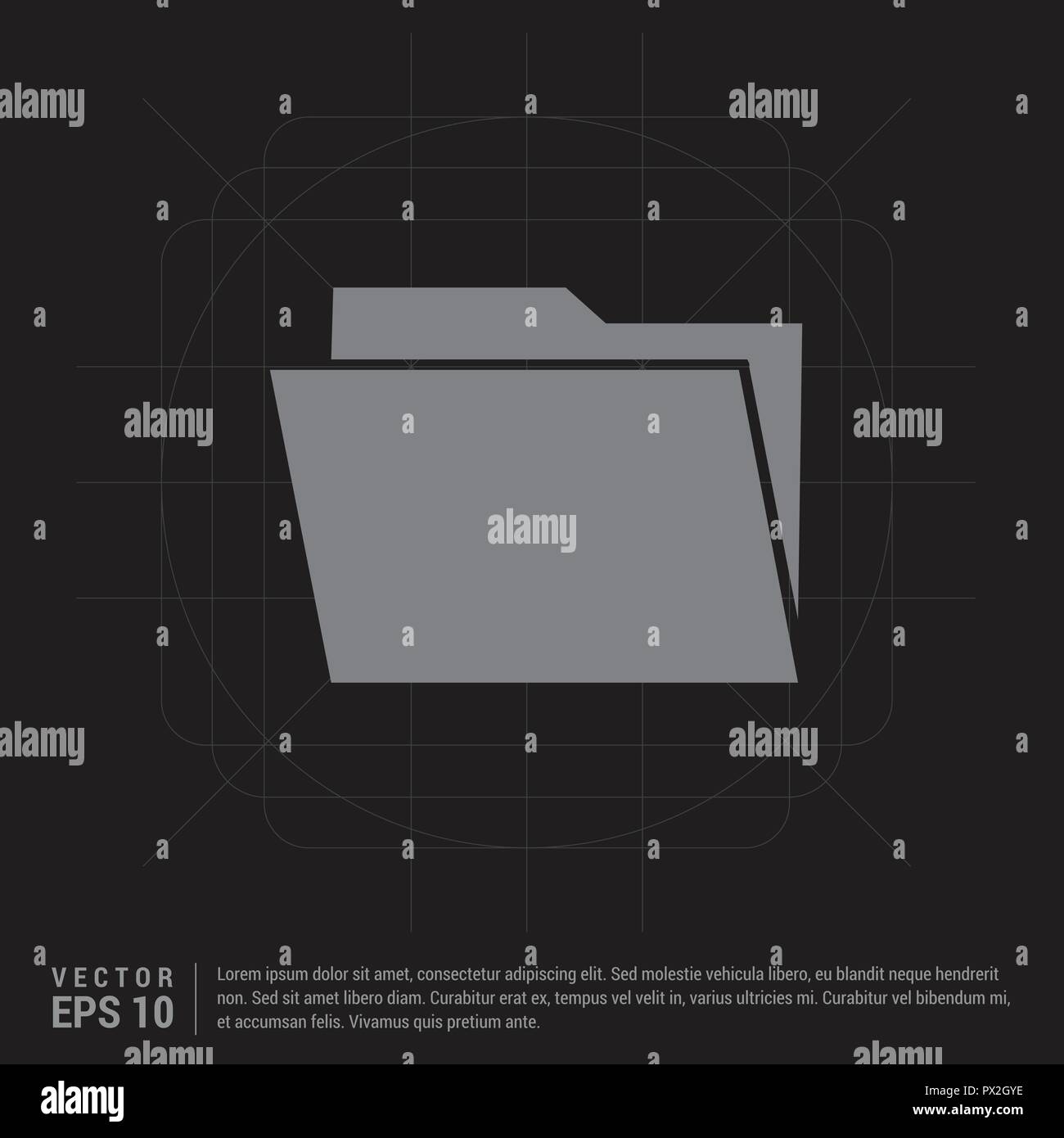 Data folder icon Stock Vector Image & Art - Alamy