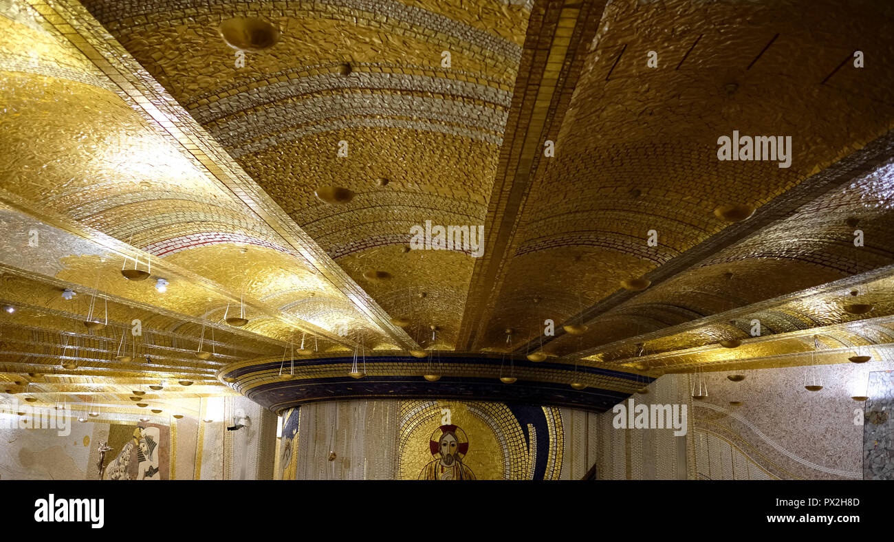 Puglia Italy. The Padre Pio Shrine at Santa Maria delle Grazie in San ...