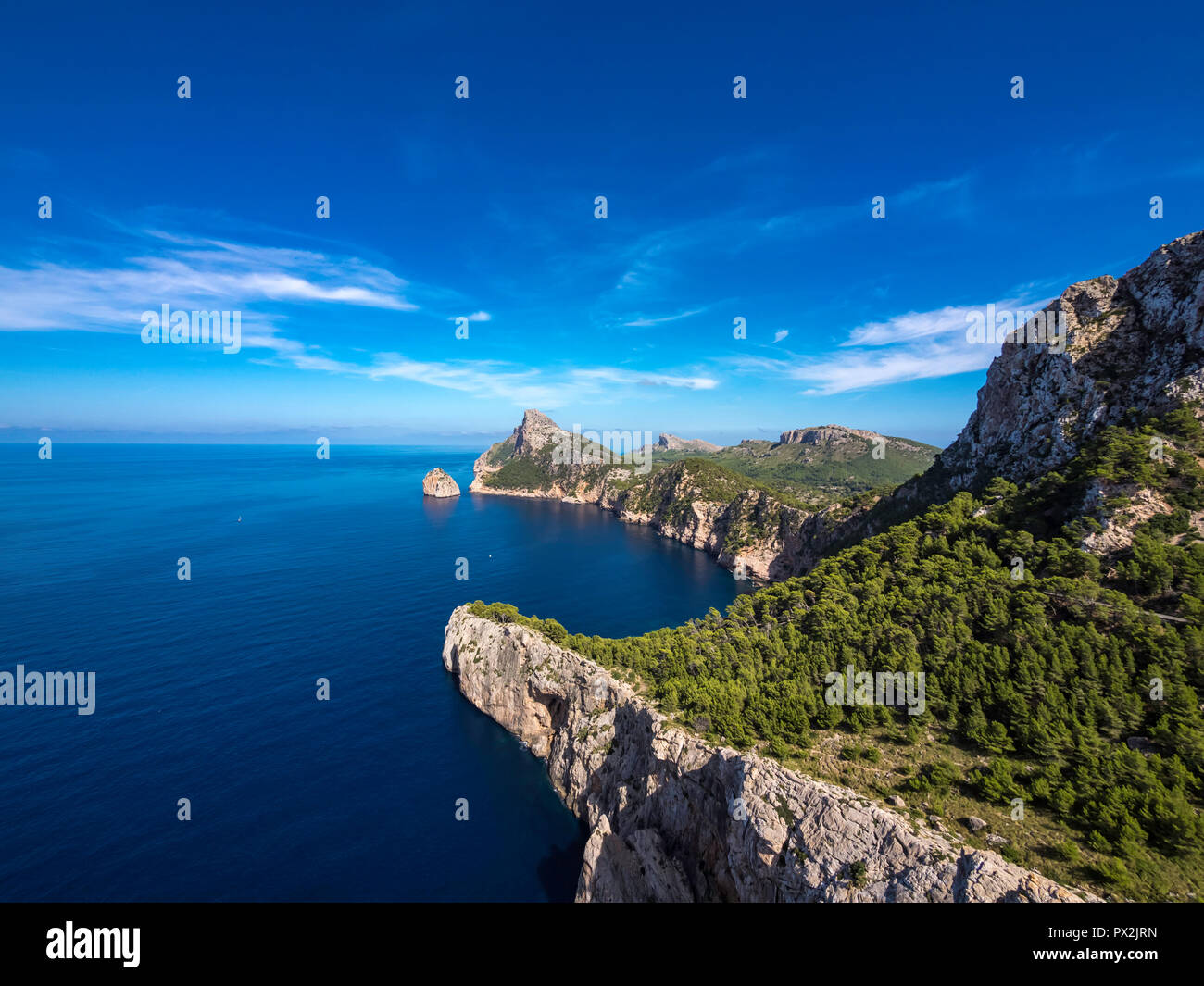 Beautiful scenery at Cap de Formentor in Mallorca Spain Stock Photo - Alamy