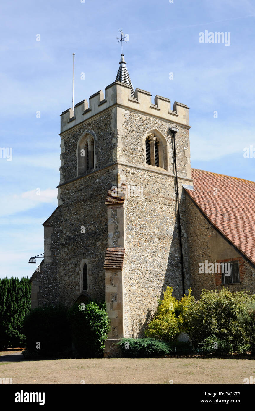 St Peter’s Church, Tewin, Hertfordshire, Dates to Saxon times. It was ...