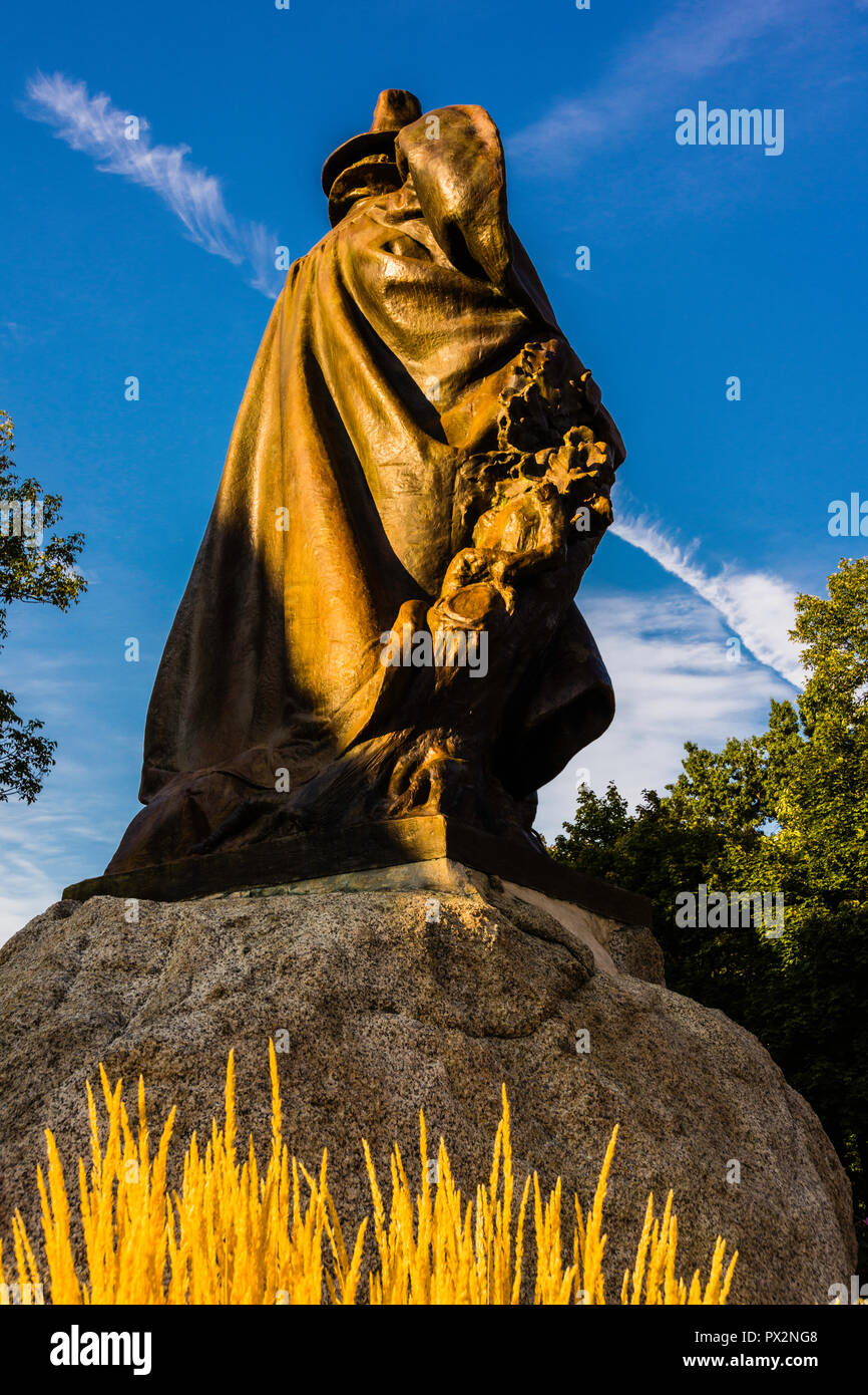Roger Conant Statue Salem, Massachusetts, USA Stock Photo - Alamy