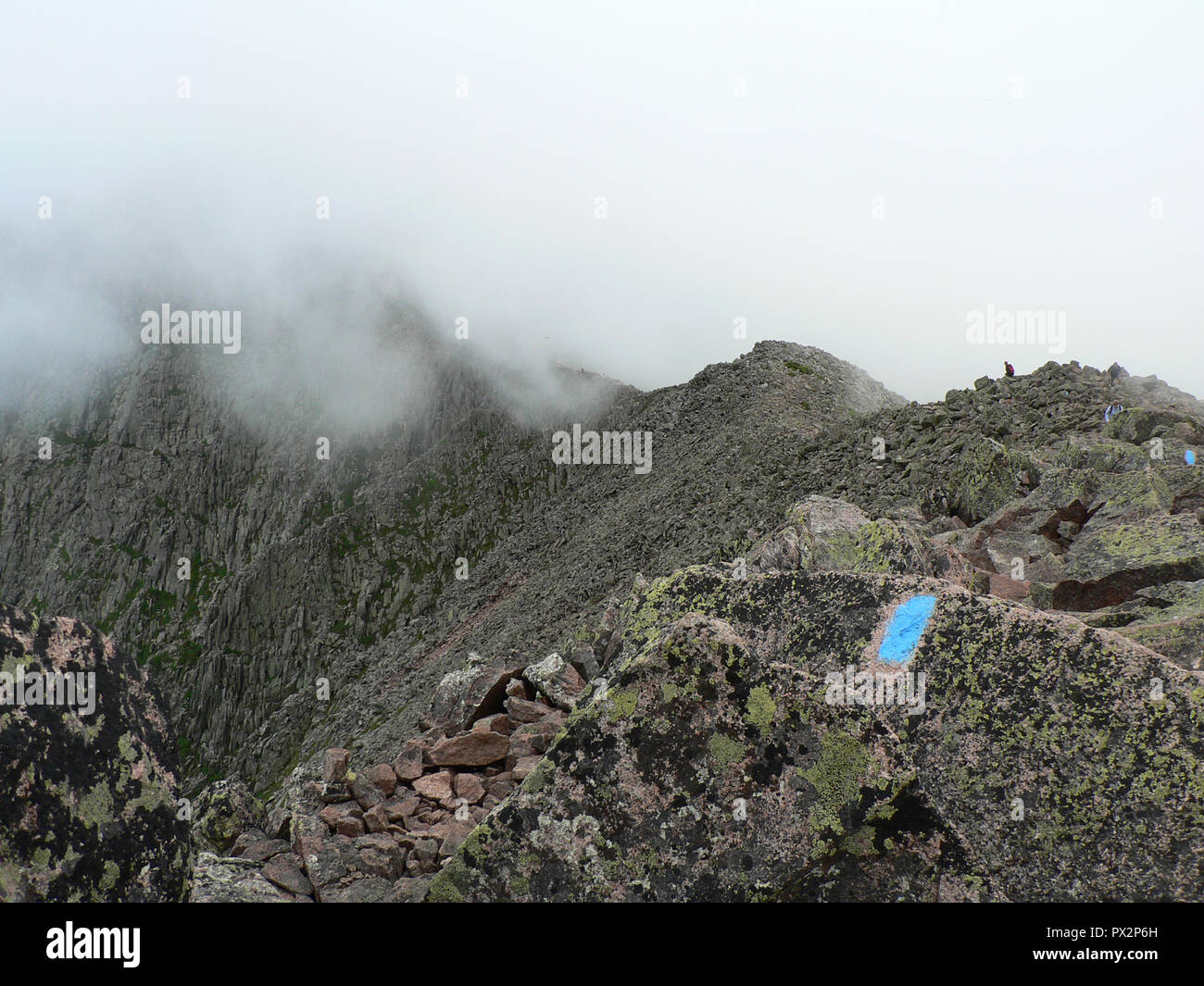 Knife edge, Baxter State Park, Maine Stock Photo - Alamy