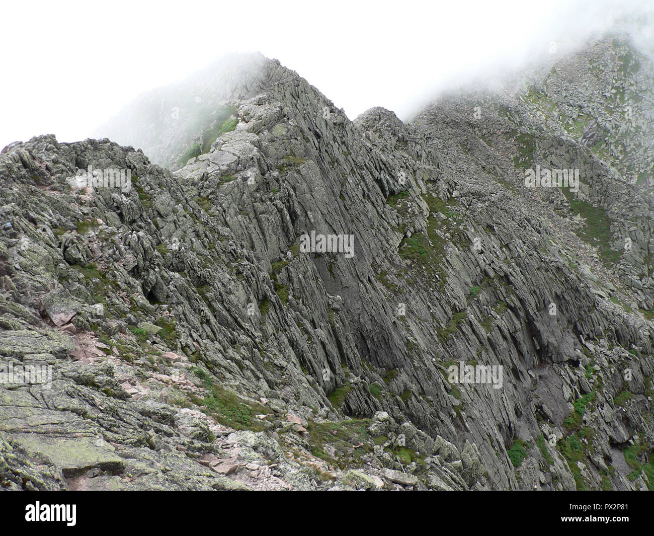 Knife edge, Baxter State Park, Maine Stock Photo - Alamy