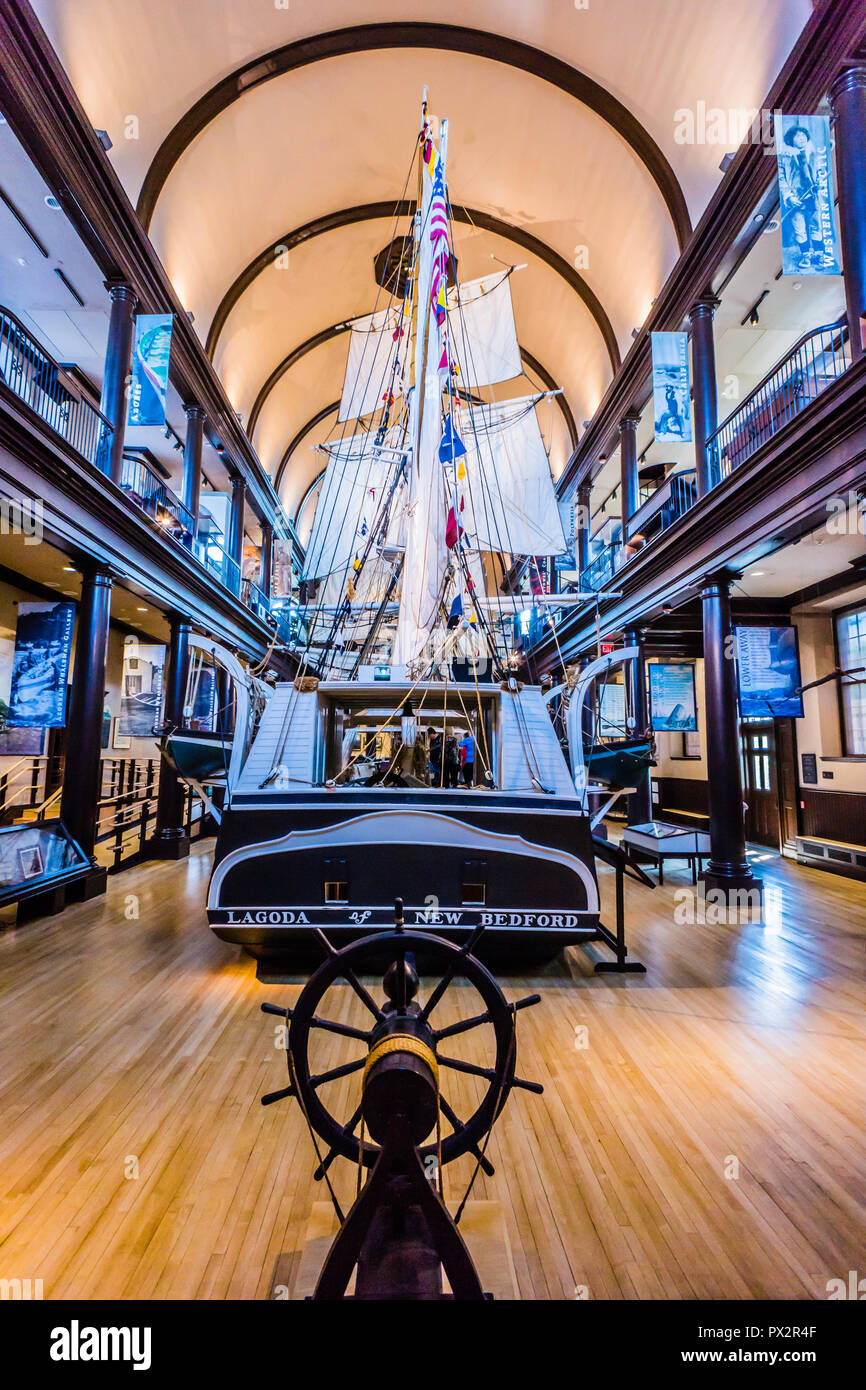 New Bedford Whaling Museum New Bedford, Massachusetts, USA Stock Photo ...