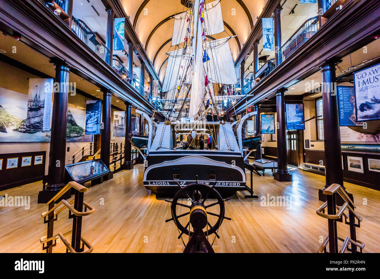 New Bedford Whaling Museum New Bedford, Massachusetts, USA Stock Photo ...