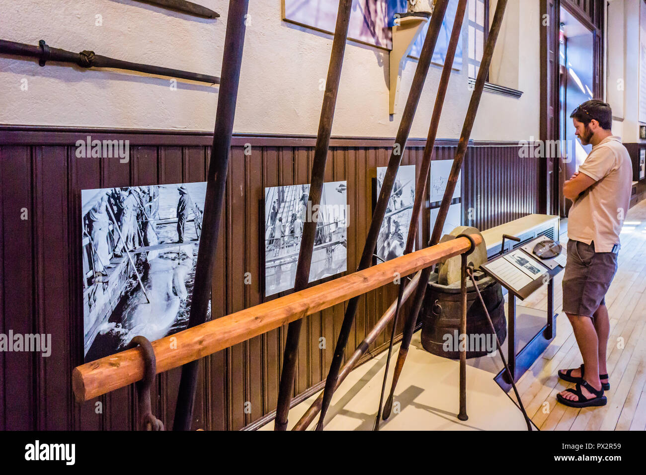 New Bedford Whaling Museum New Bedford, Massachusetts, USA Stock Photo ...