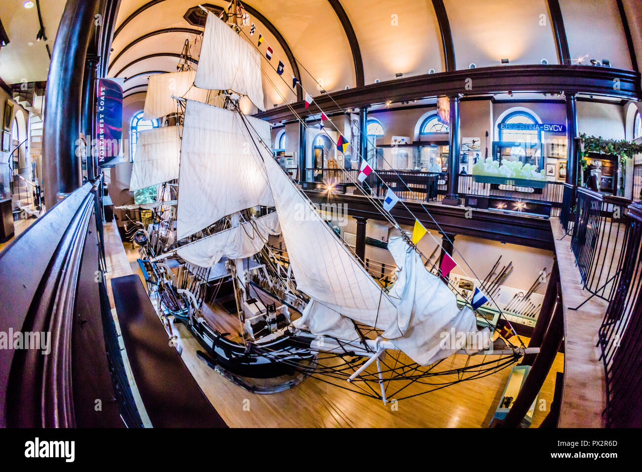 New Bedford Whaling Museum New Bedford, Massachusetts, USA Stock Photo ...