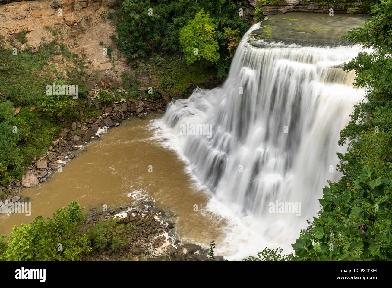 Burgess High Falls Waterfall Stock Photo - Alamy