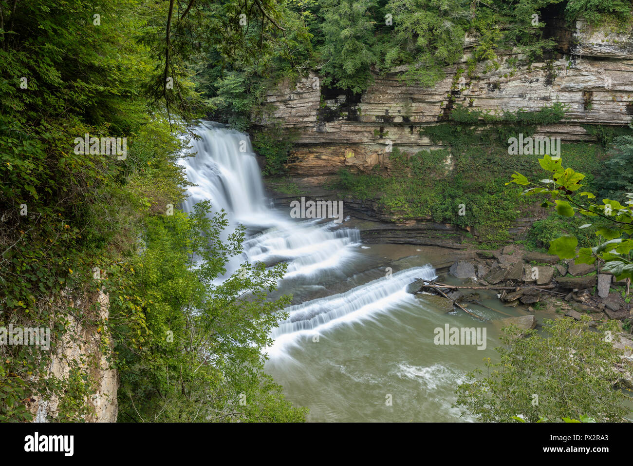 Cummins Falls Waterfall Stock Photo - Alamy