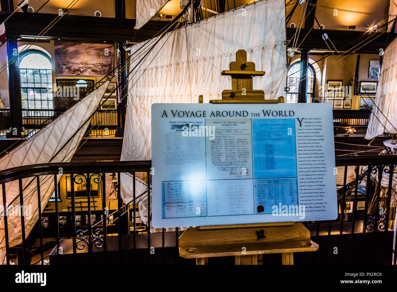 New Bedford Whaling Museum New Bedford, Massachusetts, USA Stock Photo ...