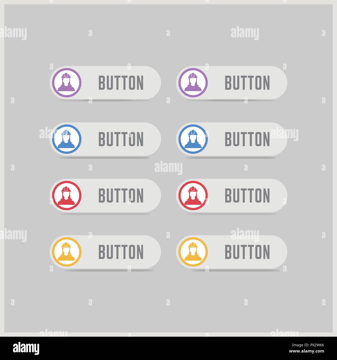Engineer user Icon - Free vector icon Stock Vector Image & Art - Alamy