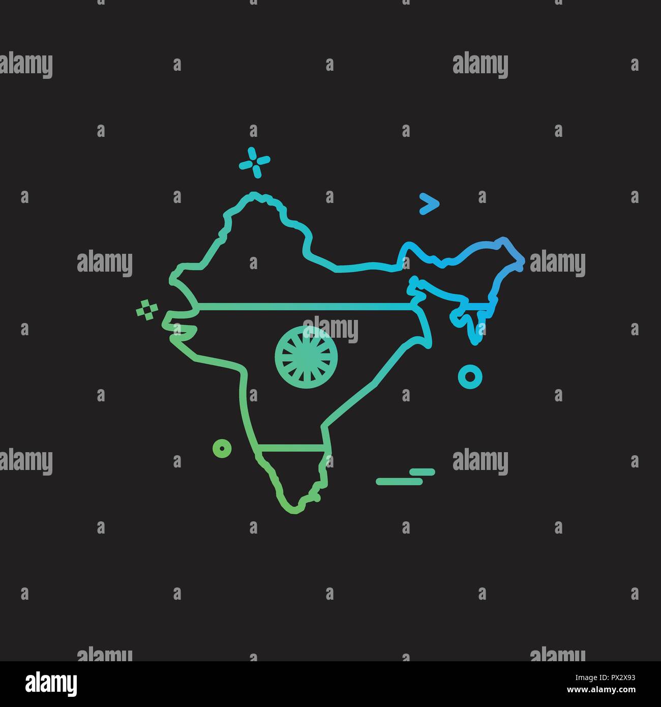 map india icon vector design Stock Vector Image & Art - Alamy