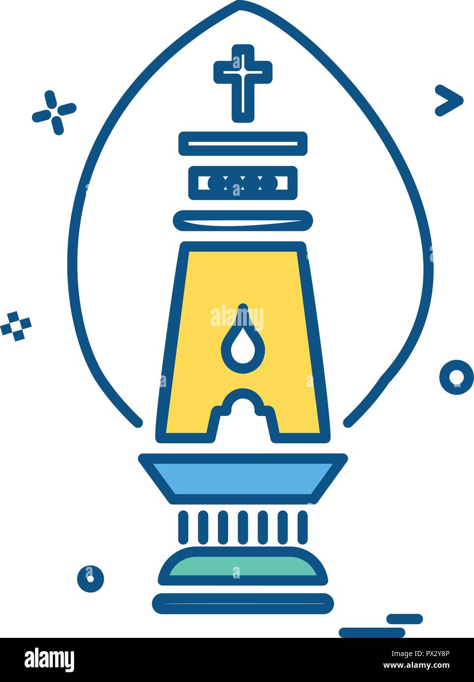 Church icon design vector Stock Vector Image & Art - Alamy