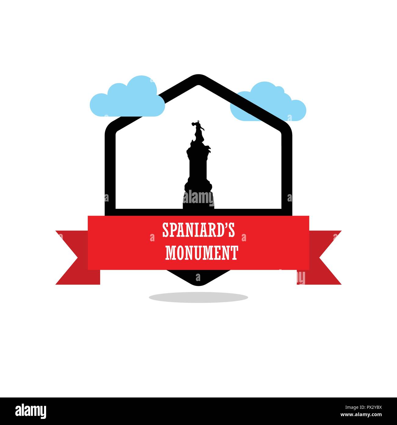 World Famous landmarks design with creative background vector Stock ...