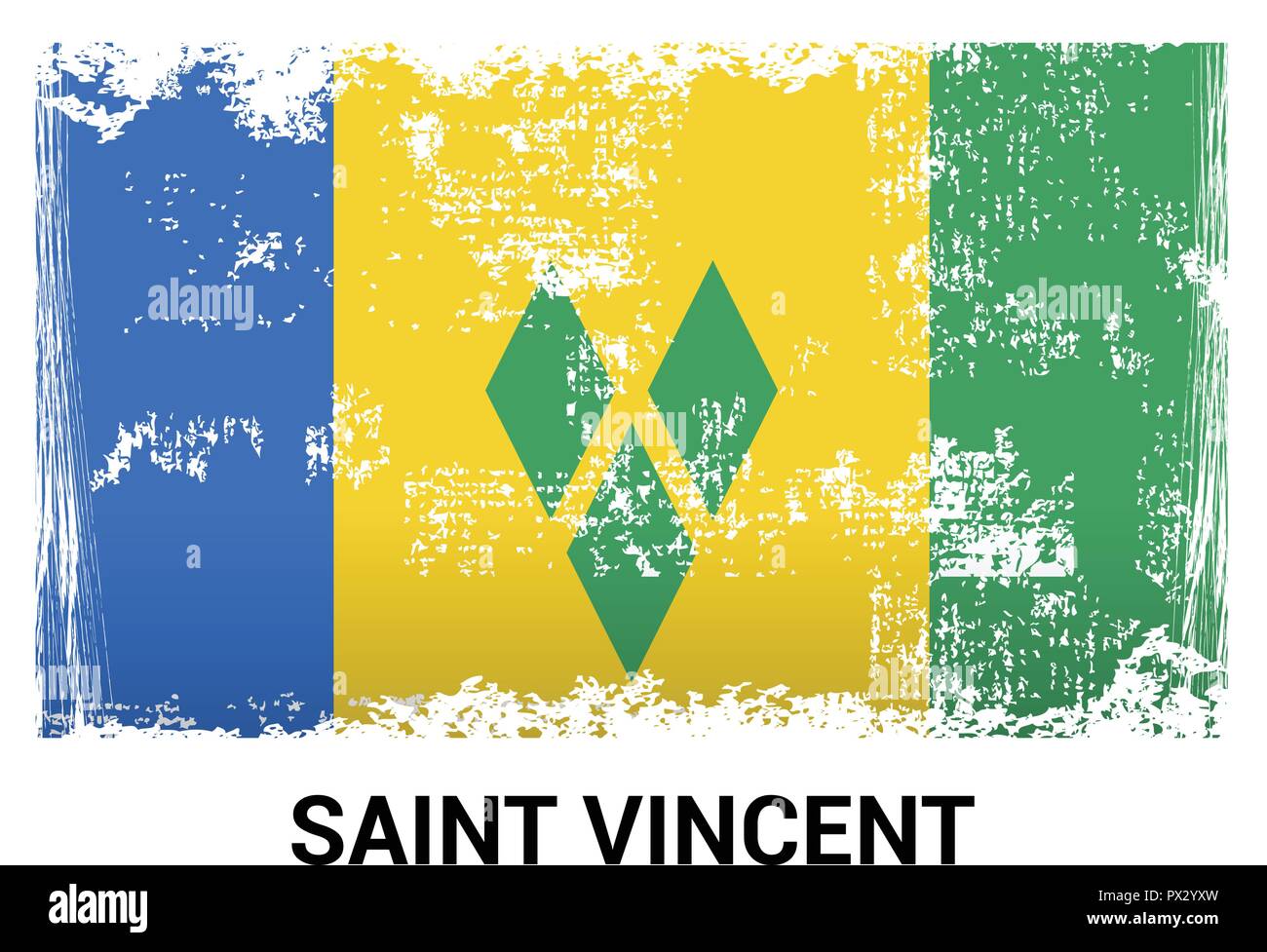Saint Vincent flags design vector Stock Vector Image & Art - Alamy