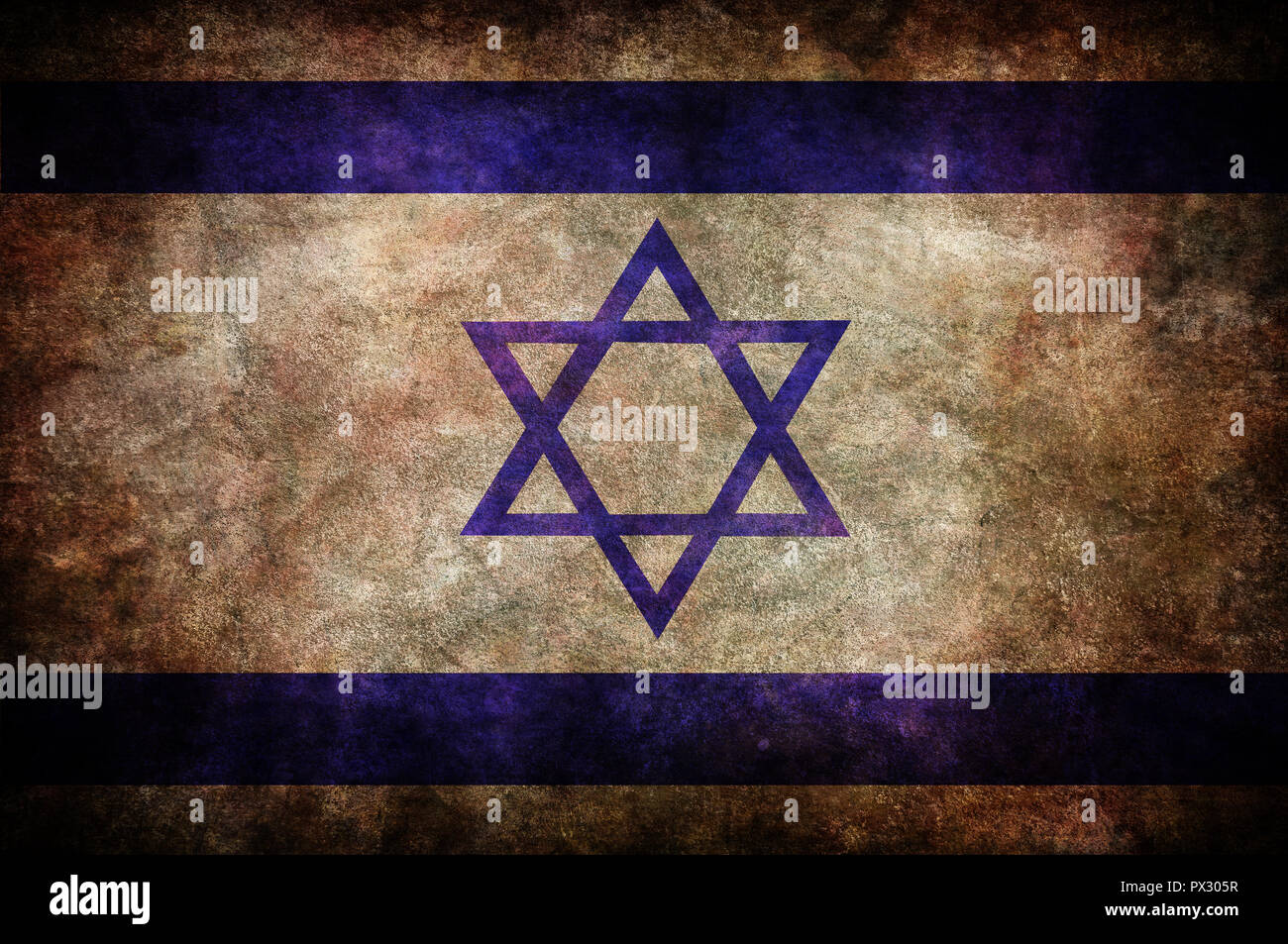 Flag israel waving fabric hi-res stock photography and images - Alamy