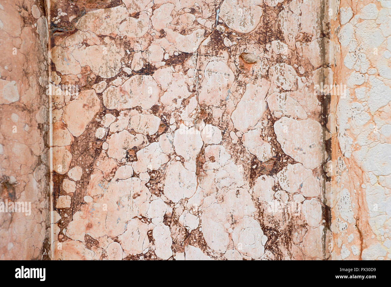 detailed ancient cracked marble wall texture from Venice Stock Photo ...