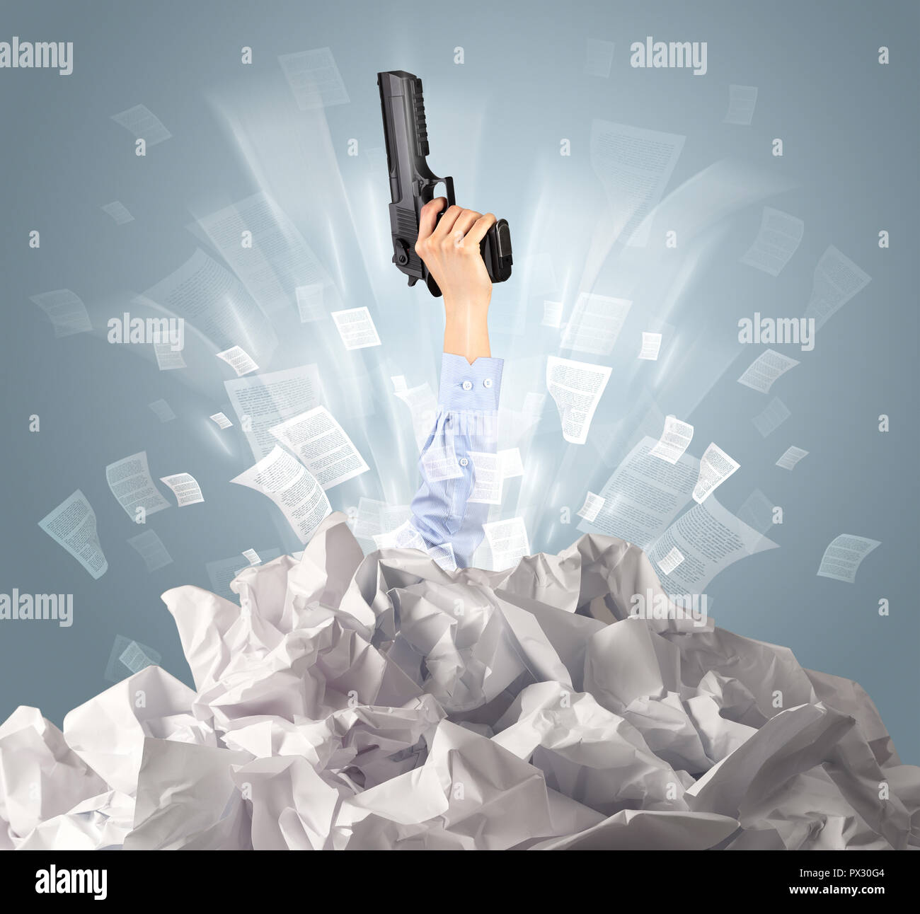 Huge stack of paperwork hi-res stock photography and images - Alamy