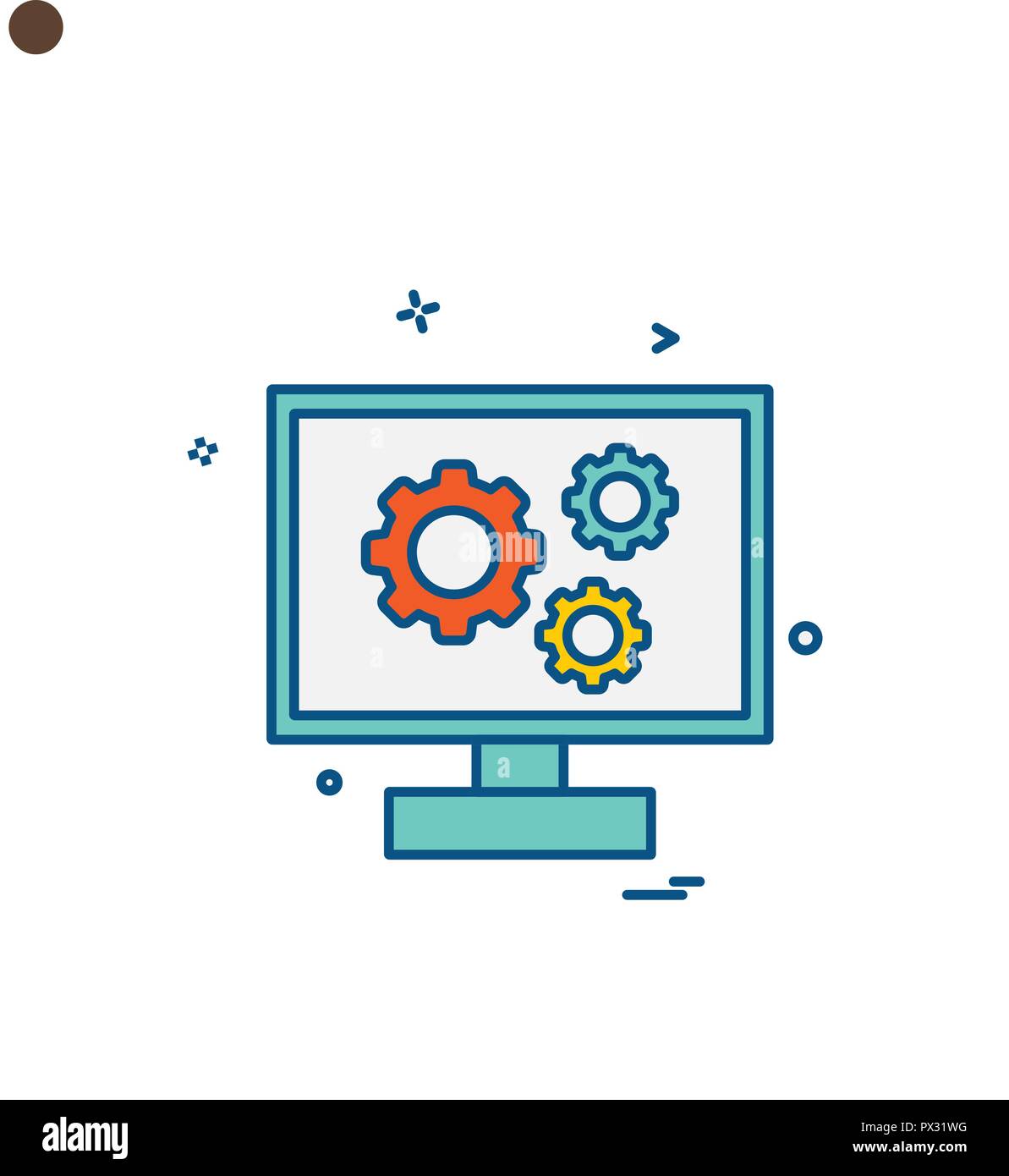 Corporate office icon design vector Stock Vector Image & Art - Alamy