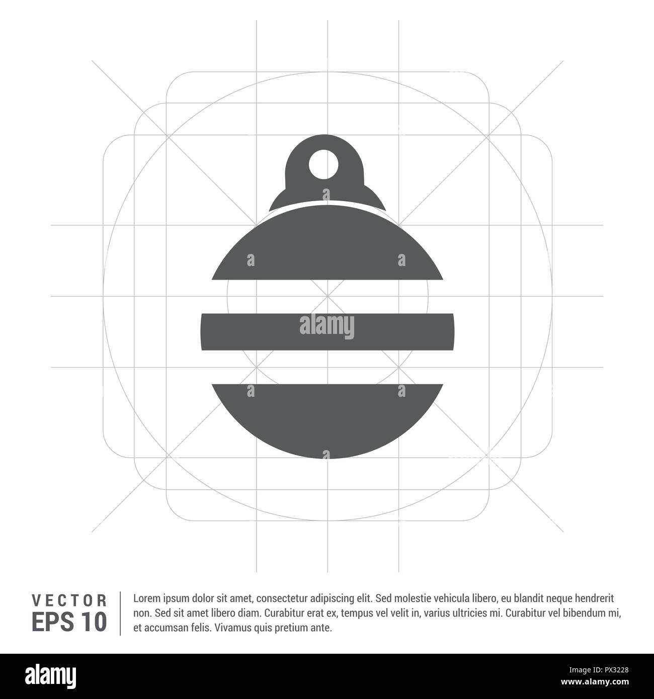Christmas Ball Icon Stock Vector Image & Art - Alamy
