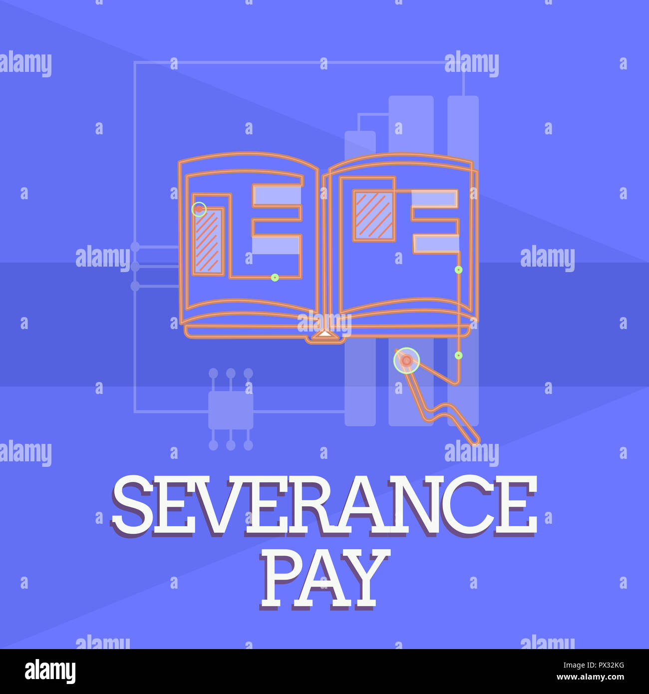 Writing note showing Severance Pay. Business photo showcasing Amount ...