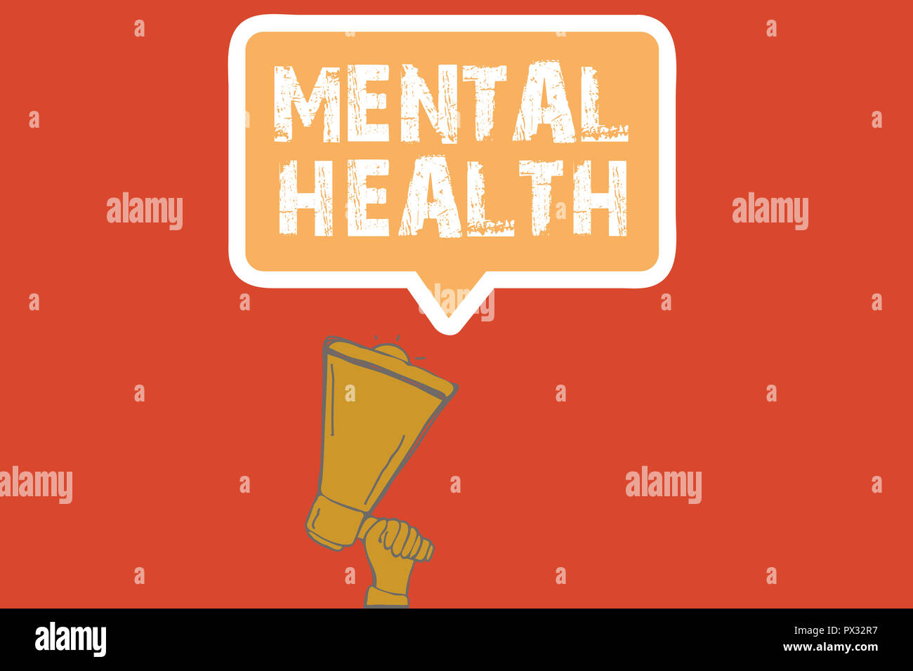Text sign showing Mental Health. Conceptual photo Psychological and ...