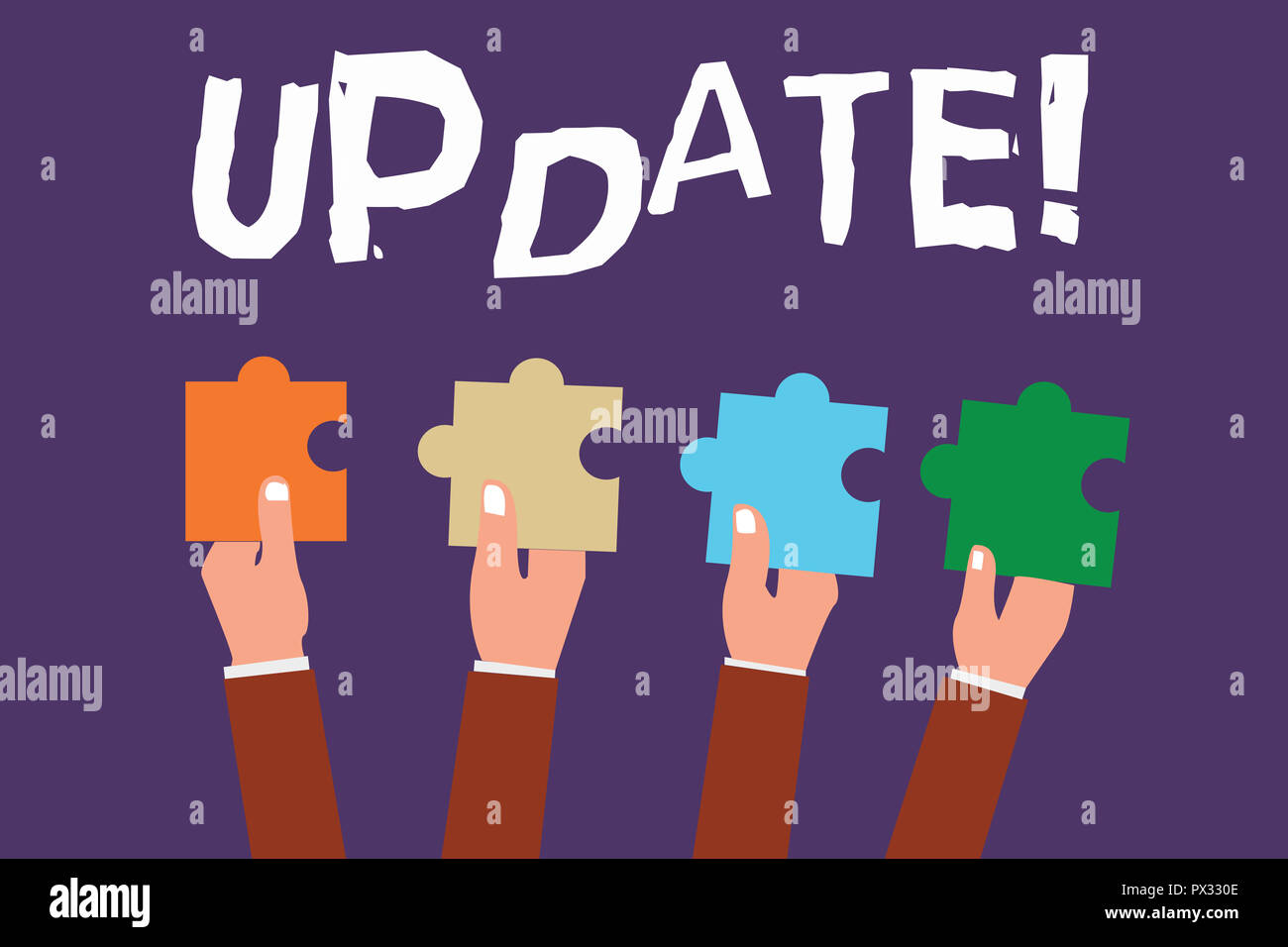 Word writing text Update. Business concept for Up to date Make something more modern or updated ...