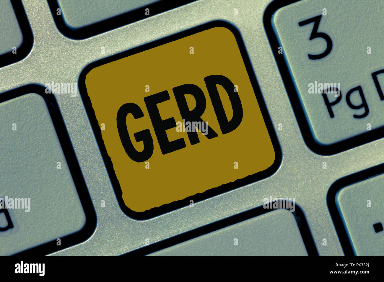 Text sign showing Gerd. Conceptual photo Digestive disorder that ...